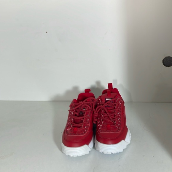 Fila | Shoes | Fila Disruptor Womans Size 6us Red White | Poshmark